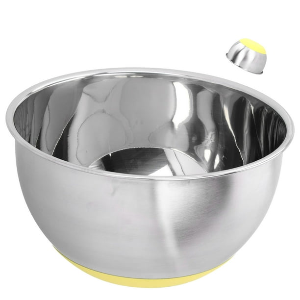 Stainless Steel Mixing Bowl Egg Beating Bowl With Silicone Bottom Egg ...