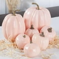 Set of Artificial Pink Pumpkins - Walmart.com