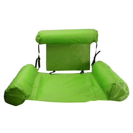 Swimming Pool Chair Folding Inflatable Hammock Safe With Backrest Float ...