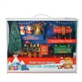 Electric Christmas Train Set With Lights And Music Battery Operated Railway Tracks Playset For