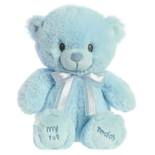 Bearington Baby Teddy Bear: Classic Collection, Hand-Sewn Light Blue 10 ...