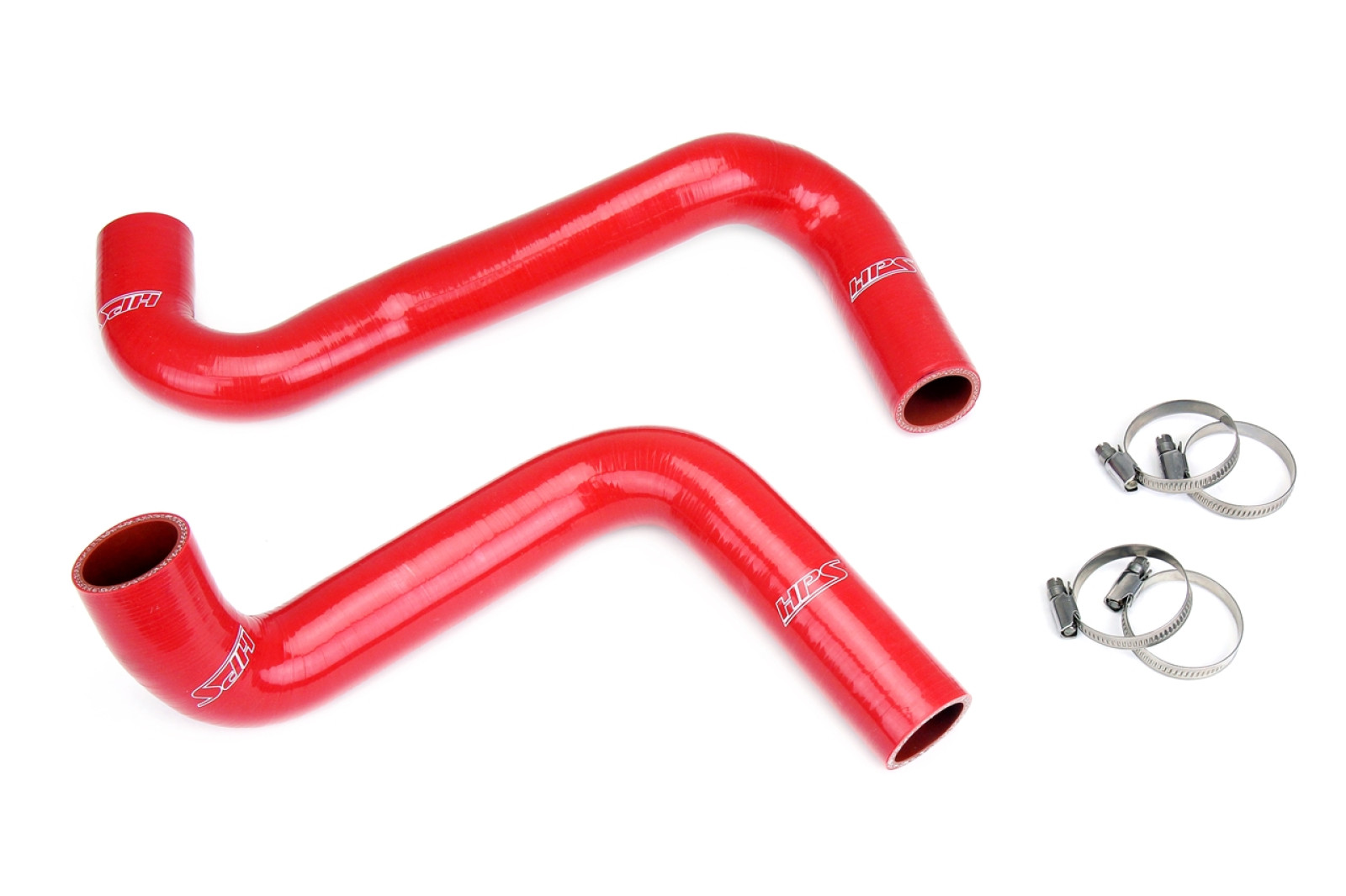 HPS Red Silicone Coolant Hose Kit for Nissan 240SX S13 S14 S15 LS Swap ...