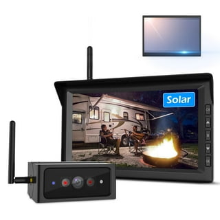 Scosche WBUSSPF43 Wireless Solar Powered Backup Camera System with 4.3 ...