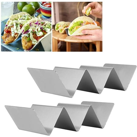 Set of 2 Taco Tray, Tortilla Rack for Oven, Kitchen and Restaurant ...