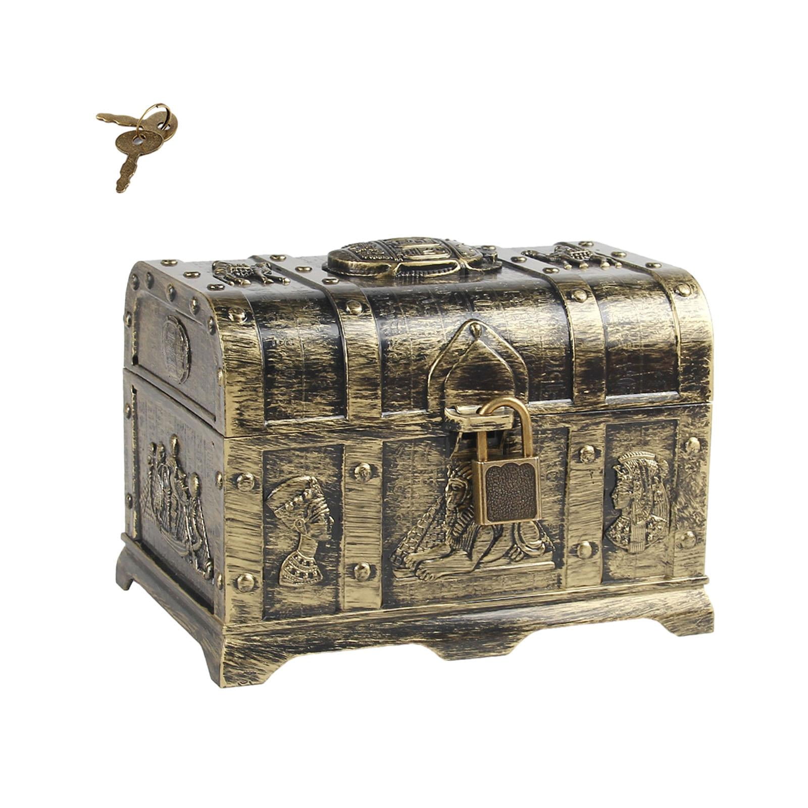 Click here for Dolity Treasure Chest Box For Kids Gift With Lock... prices