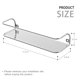 Wall-mount Spice Rack with guard rail, Chrome - Set of 4 - Walmart.com