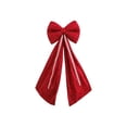 145cm Velvet Polka Dot Christmas Bow – Large Tree Topper Wreath ...