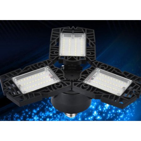 Clearance! Led Garage Light Folding Deformation Light 60w High Bay ...