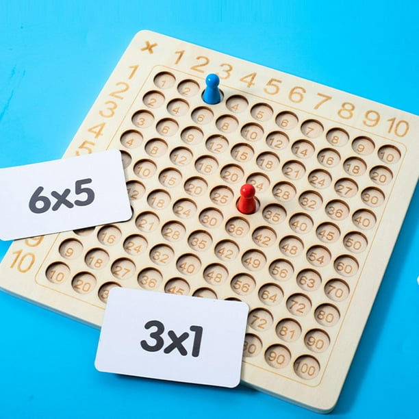 99 Multiplication Table Math Toy Educational Learning Toys Board Game ...