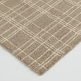 Better Homes & Gardens Beige Plaid Wool Indoor Area Rug, 7'10"x9'10 ...