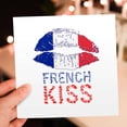 3drose, Woman Lips, Flag of France. French Kiss Text. Funny Patriotic ...