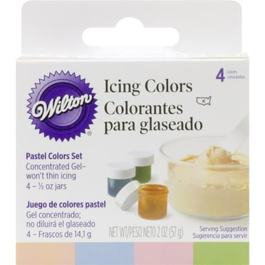 Wilton Gel Food Color Set, Pastel - Walmart.com