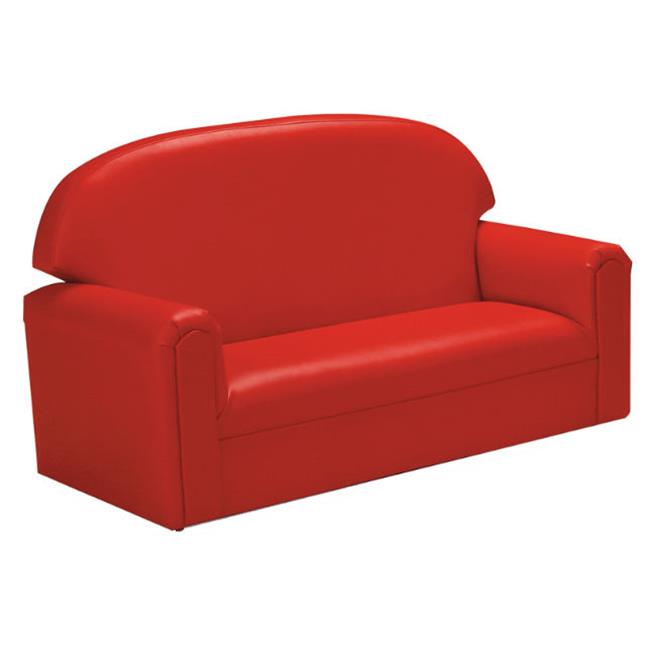 BNW FIVR100 34''L x 16''D x 19''H Vinyl Toddler Sofa - Red - Walmart.com