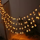 String Lights - Crystal Globe Fairy Lights for Patio Yard Porch Garden ...