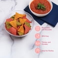 4 Pack Clear Plastic Serving Bowls 150 Oz Large Round Disposable Punch ...