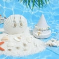 1 Box 24Pcs 6 Styles Conch Shell Charm Seashell Charms Bulk Natural ...