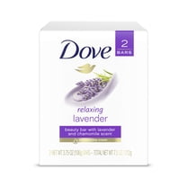 Dove Beauty Bar Gentle Skin Cleanser Relaxing Lavender 6 Bars - 3.75 oz ...