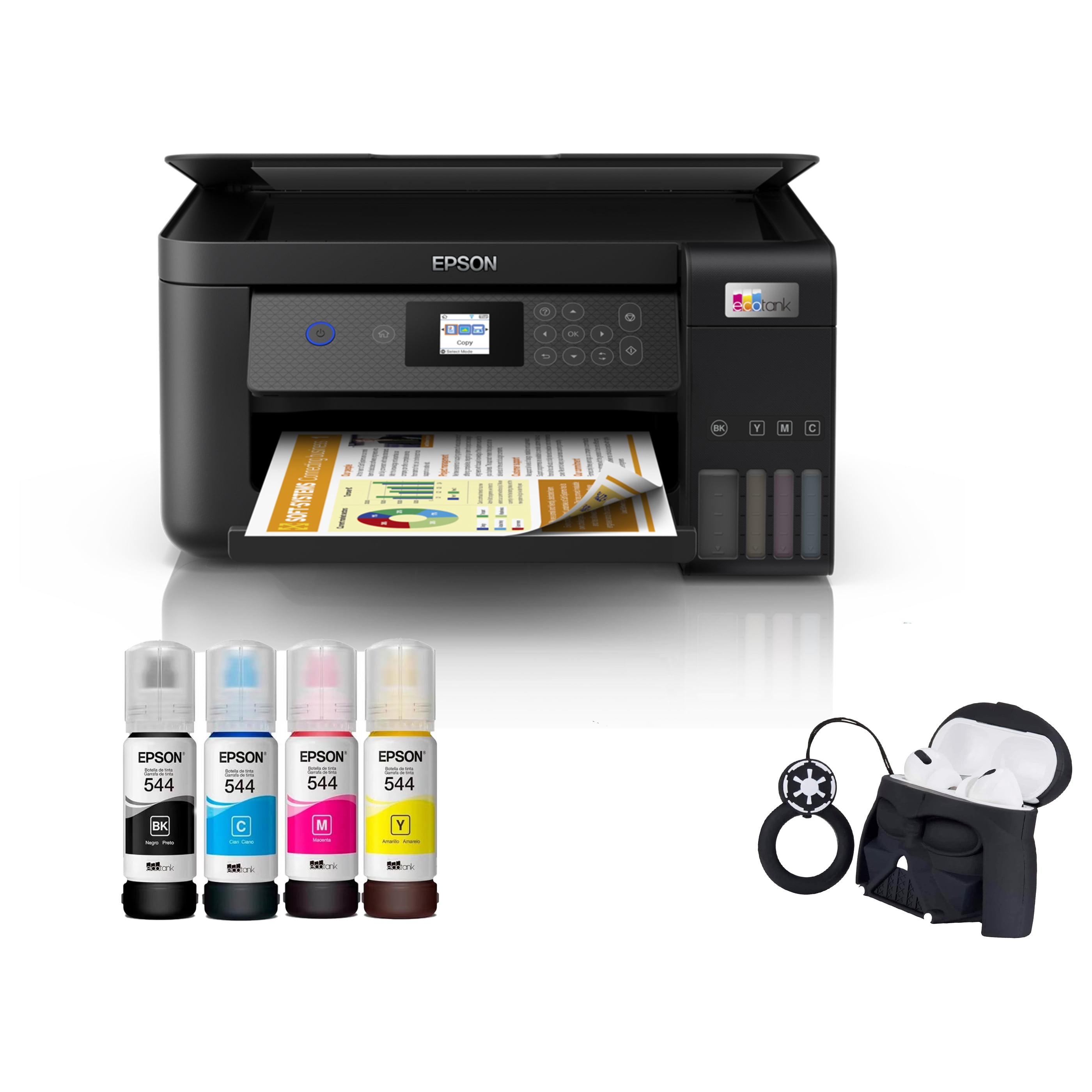 Impresora Copiadora y Escáner USB Multifuncional Epson EcoTank L3210 ...