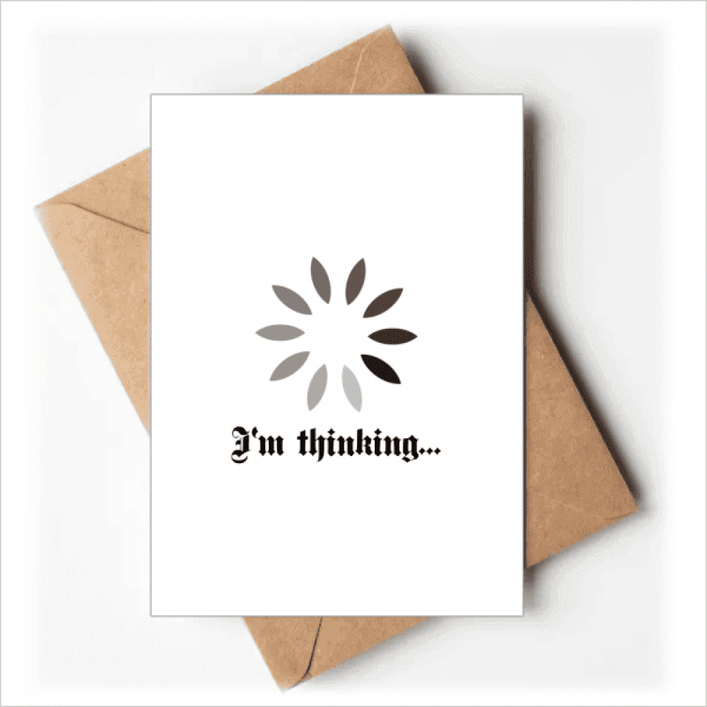 Thinking State Loading Process Greeting Cards You are Invited ...