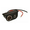 EverStart Plus Auto Auxiliary Dual 12 Volt Power Outlet, Black ...