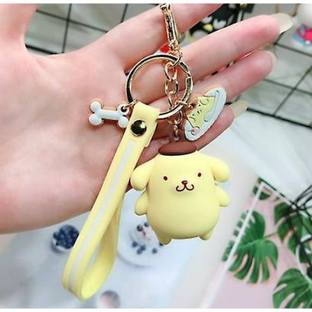 Sanrio Keychain Kitty Melody Keroppi Badtz Pom Pom Purin Chinnamoroll ...