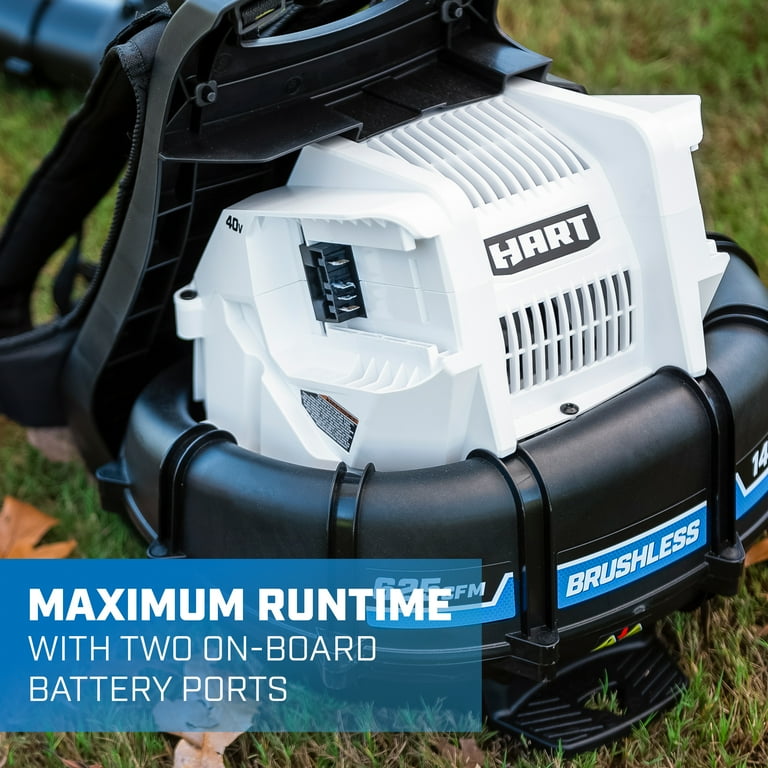 HART 40-Volt Cordless Brushless Backpack Blower Kit (1), 60% OFF