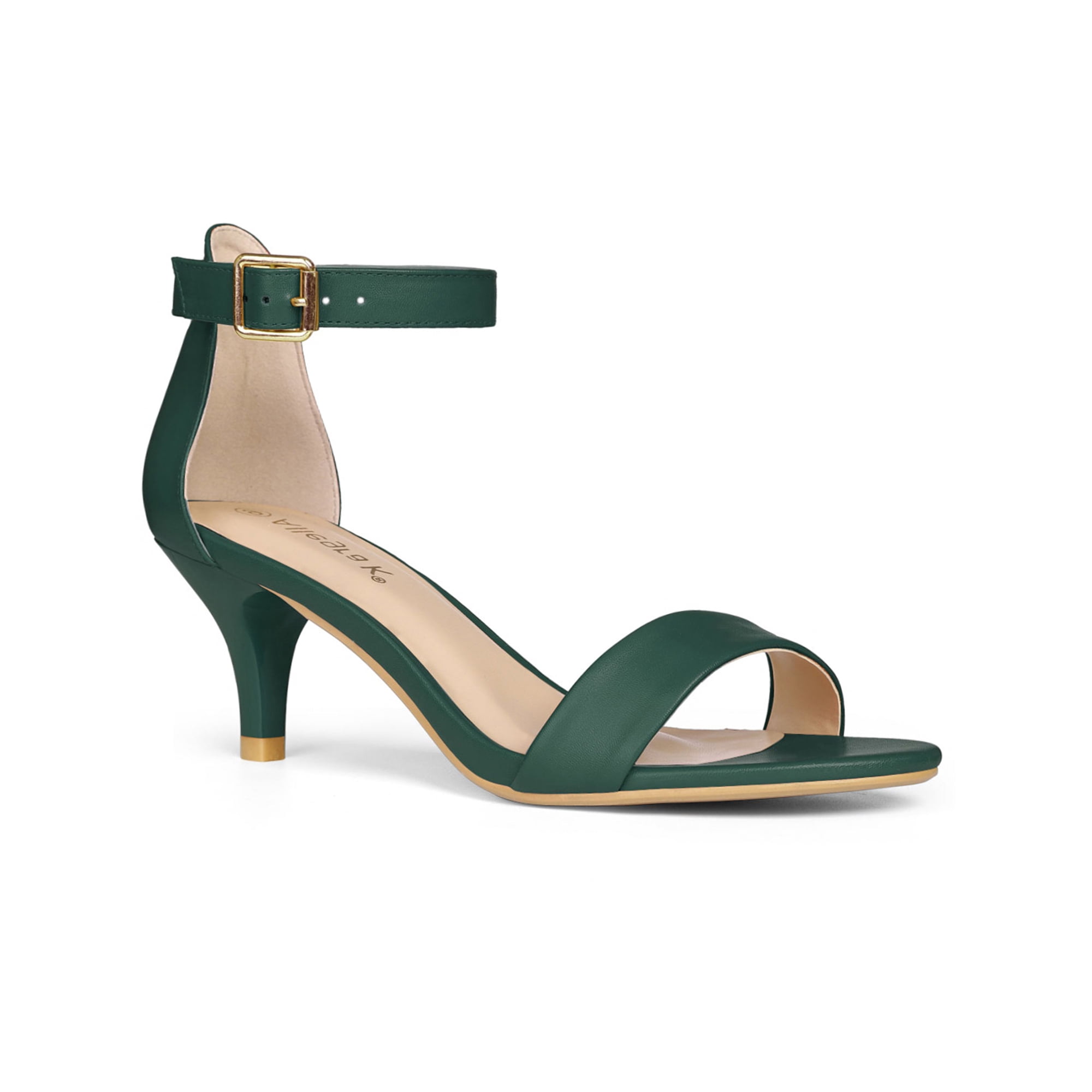 Click here for Blissful Step Womens Shoes Kitten Heel Ankle Strap... prices