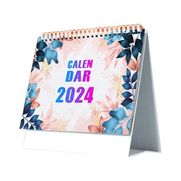 2023-2024 Standing Flip Desk Calendar, Sep. 2023 to Dec. 2024, 8" x 8 ...