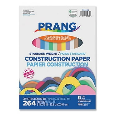 Prang Smart Stack Construction Paper, Medium Weight, 11 Assorted Colors ...