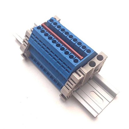 Dinkle Combiner DK2.5N-BL 10 Gang Power Distribution Dk2.5N-BL 10 Gang Box Connector DIN Rail ...
