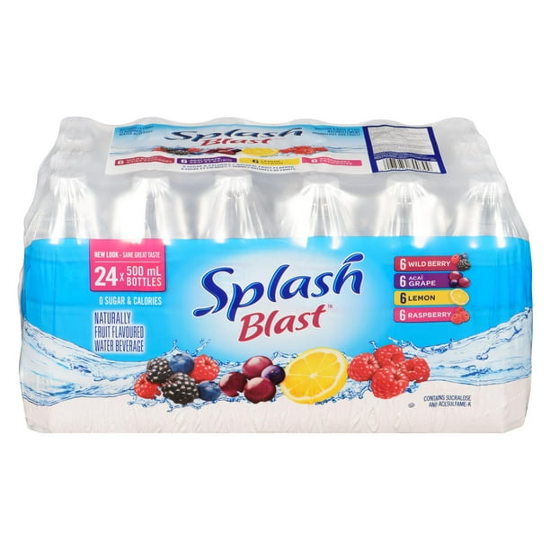 Splash Blast 24pk Rainbow, 24 x 500 mL - Walmart.ca