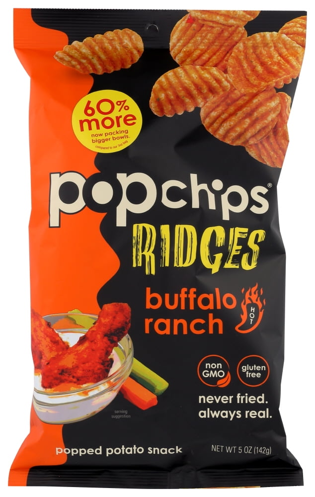 Popchips Ridges Popped Potato Snack, 5 Oz - Walmart.com