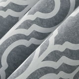 Sun Zero Eldon Trellis Print Blackout Grommet Curtain Panel, 40"X63 ...