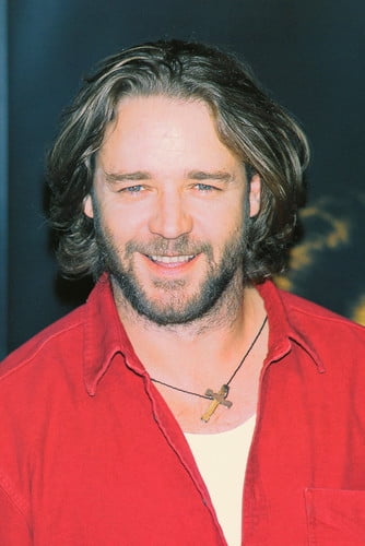 Russell Crowe Candid Smiling Color 24x36 Poster - Walmart.com