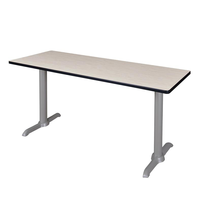 Regency Via 72" x 24" Training Table- Maple/Grey - Walmart.com