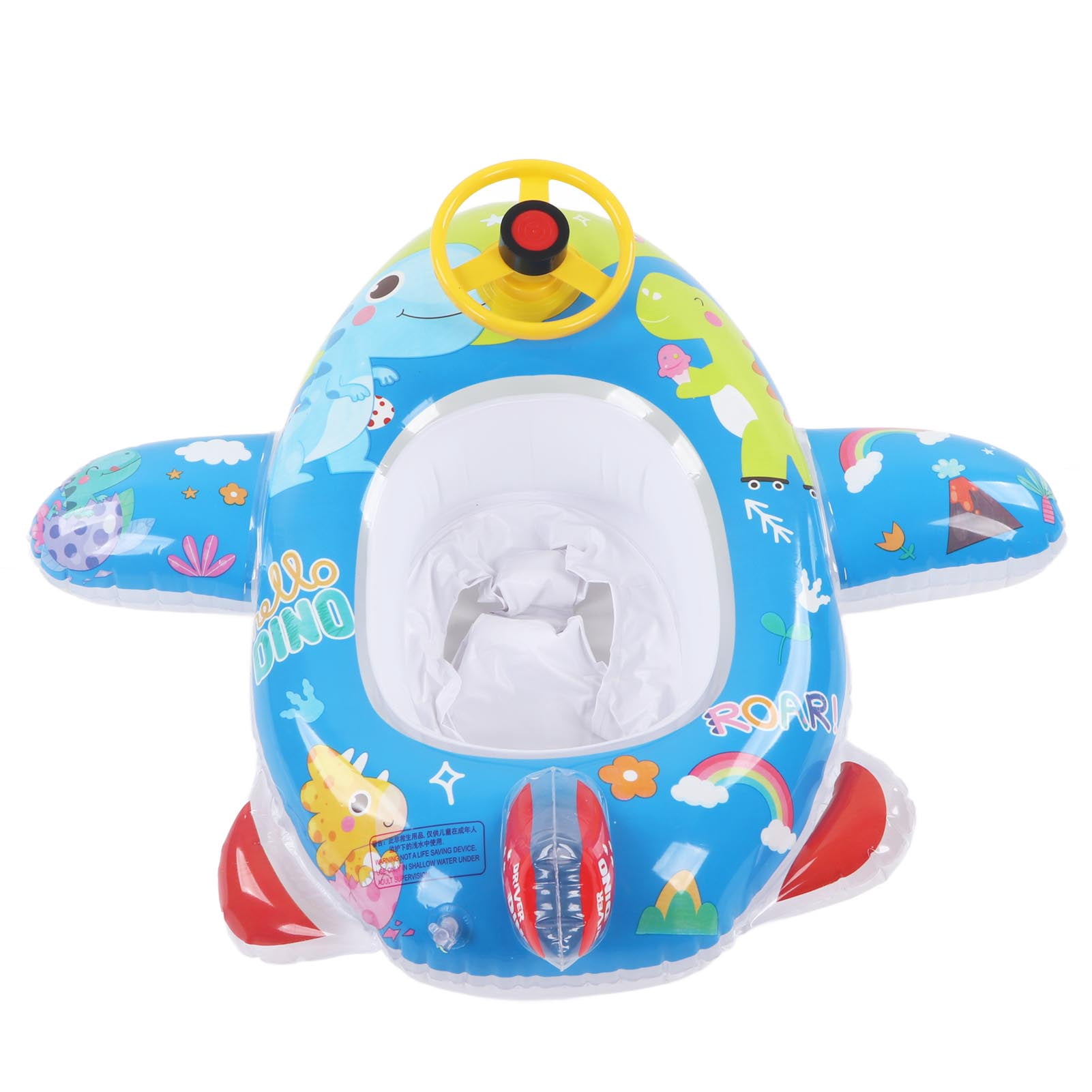 Flotador inflable para piscina para niños con sonido de bocina y forma ...
