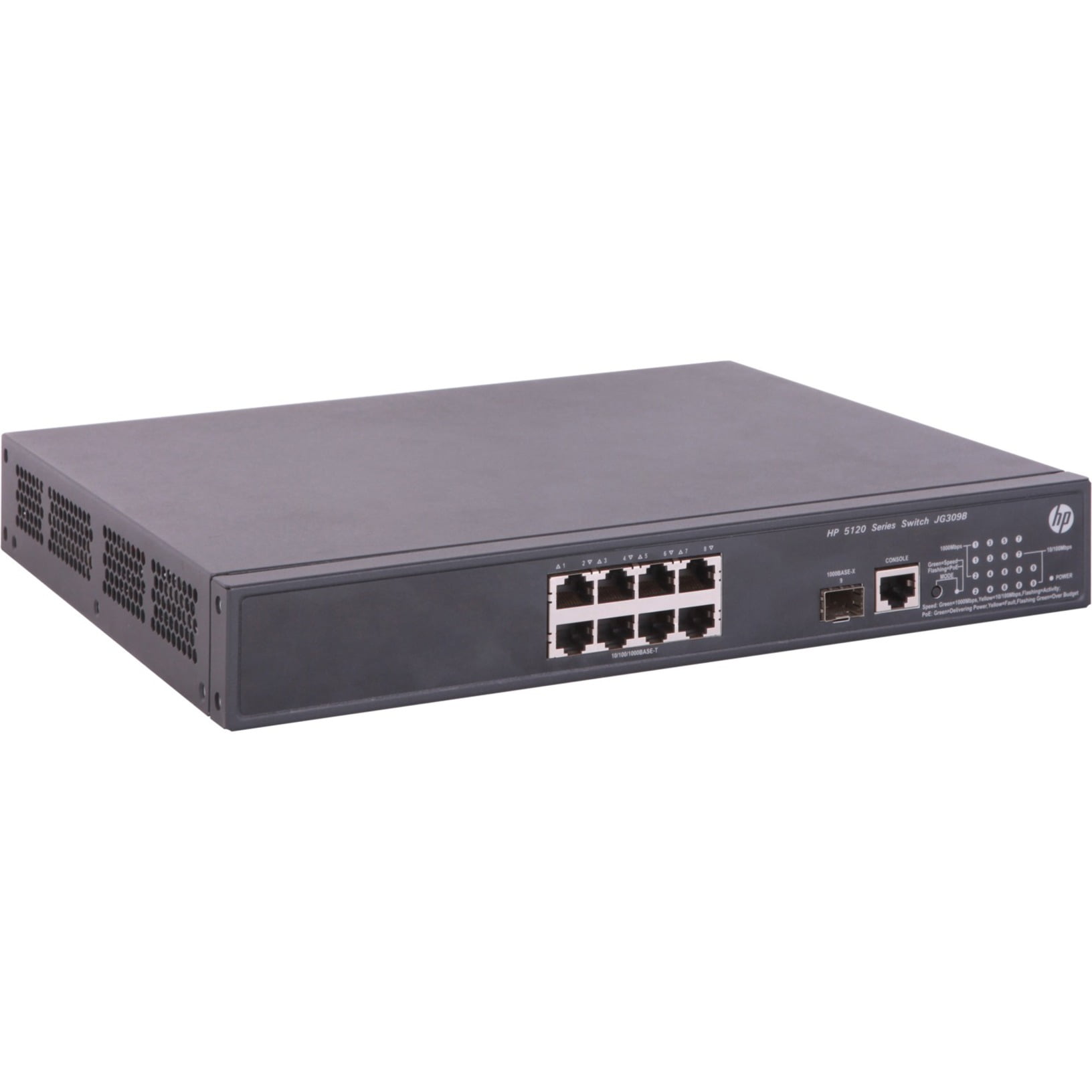 HPE 5120 8G PoE+ (180W) SI Switch - Walmart.com
