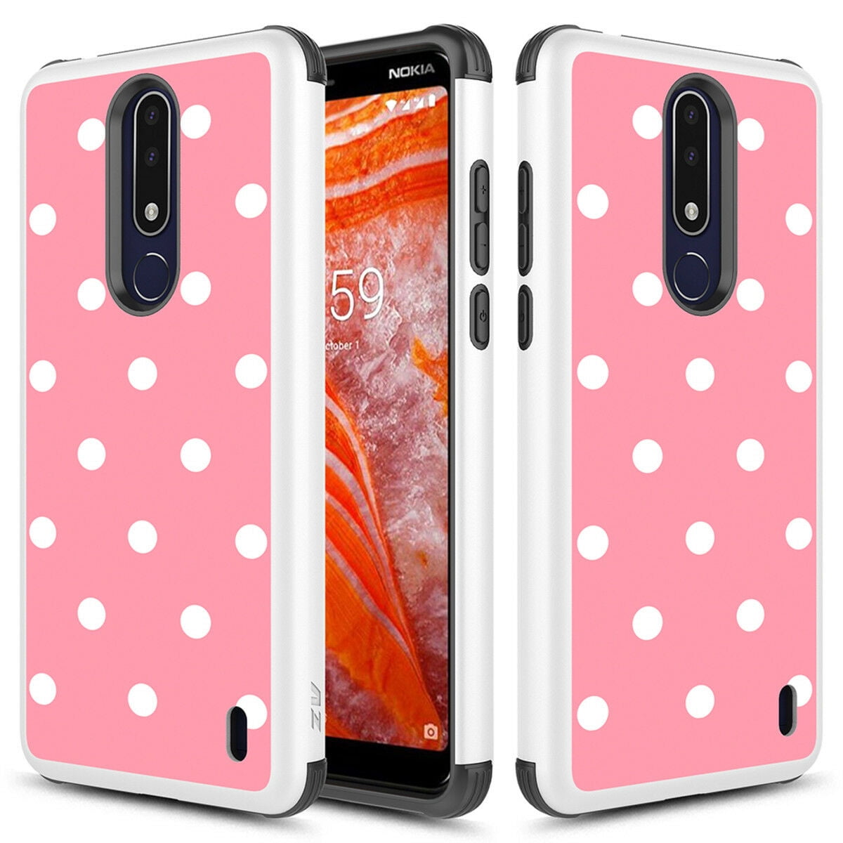 Kaleidio Case For Nokia 3 1 Plus [sleek Armor] 2 Piece Slim Fit Dual