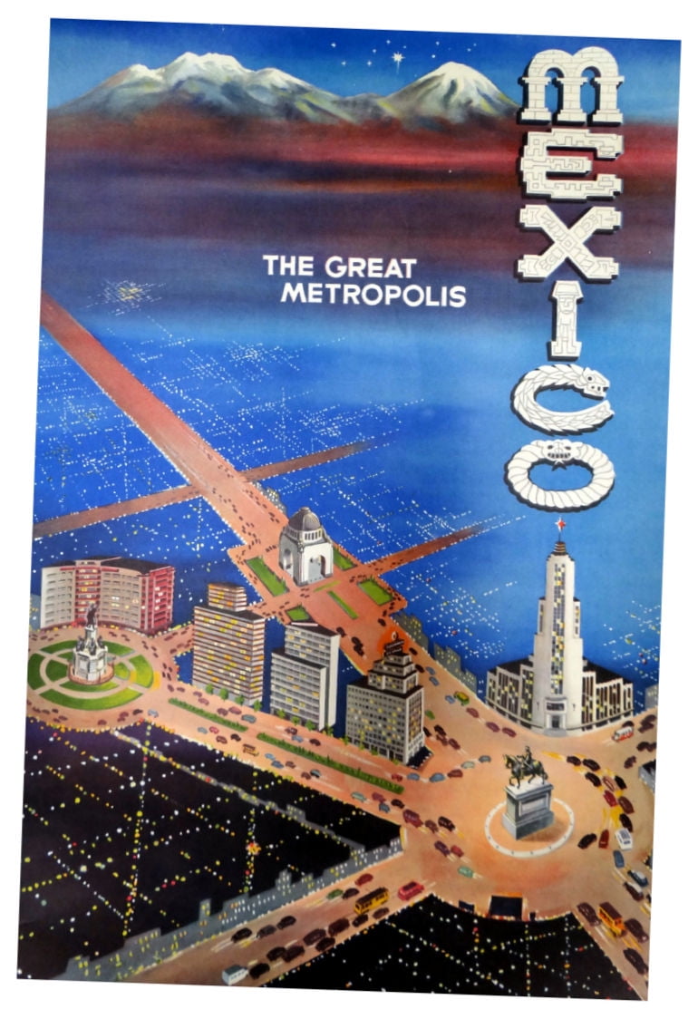 Mexico Tourism Poster 24in x36in Art Poster 24x36 #175023 Multi-Color ...