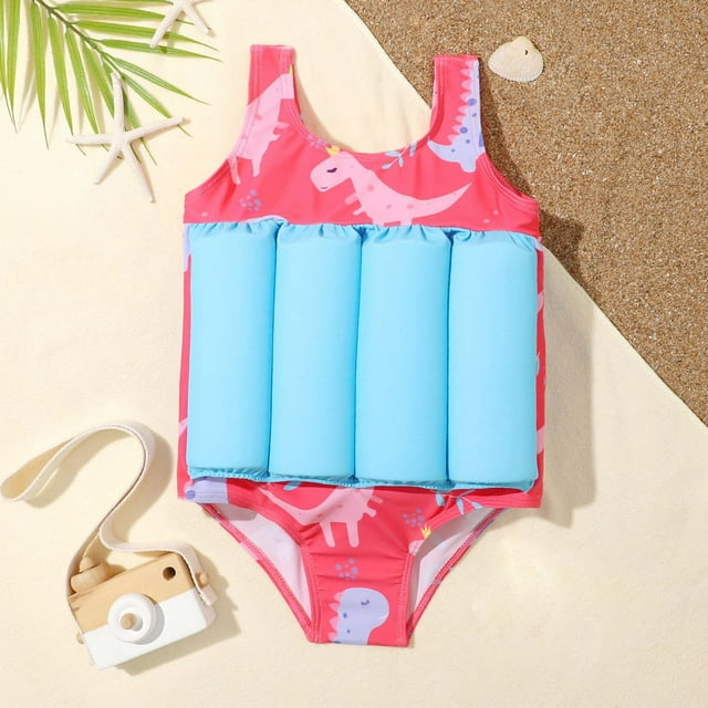 Leutsin Kids Float Suit Girls Swim Vest Toddlers Floatation Swimsuits ...