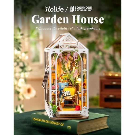 DIY Miniature Bakery Shop Kit - Bakery Wooden Dollhouse with LED Lights ...