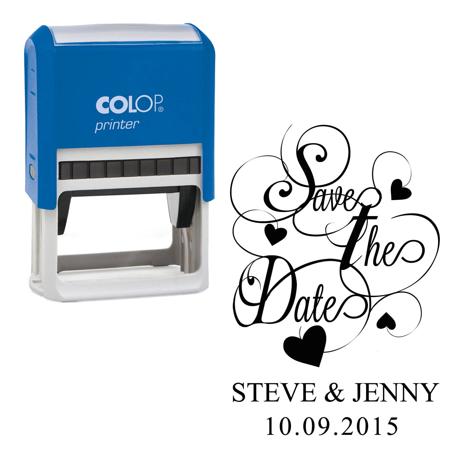 Personalized Calligraphy Save The Date Stamp Wedding Invite Custom ...