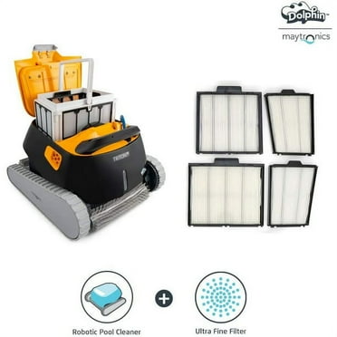 DOLPHIN Quantum Robotic Pool Cleaner, Auto, XL Filter, Intense ...