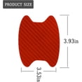 4PCS Car Door Handle Protector Sticker, Universal Carbon Fiber Anti ...