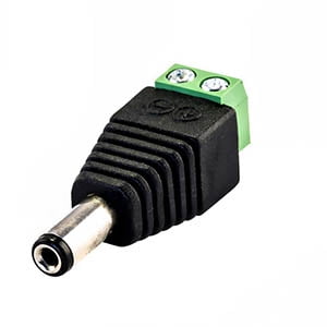 Cable Central LLC (5 Pack) 2.1mm Round Plugwith Screw Terminals ...