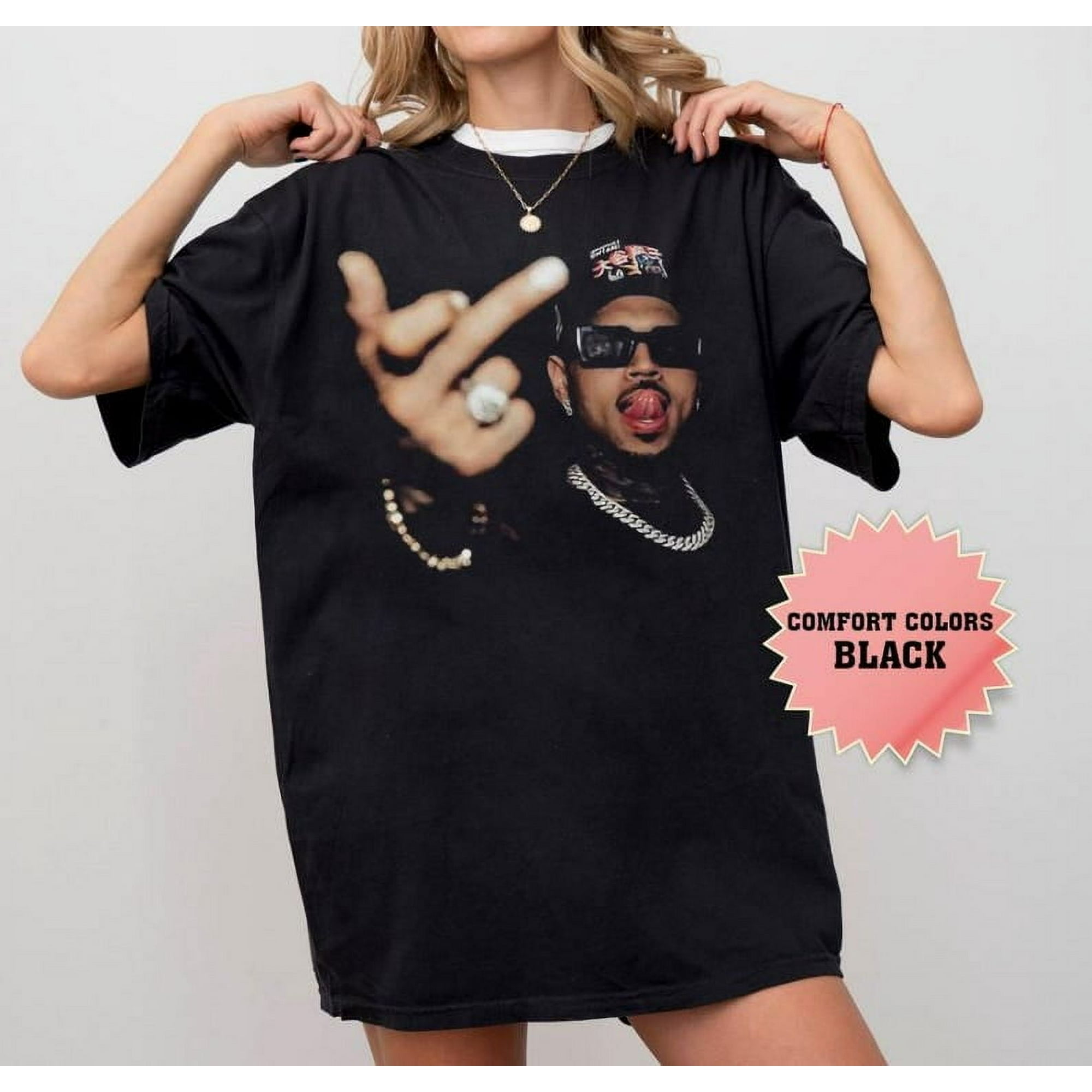 Click here for Fivefive Chris Brown Vintage Shirt  Concert 2025 S... prices