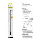 Scosche 17 Inch Spiral Replacement Car Antenna with Mast and Adapters ...