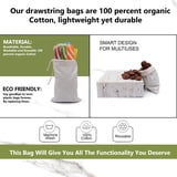 Custombagsupplies-8x10 inches Reusable Eco-friendly Cotton Single ...