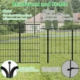 Txh001 Garden Fence 36 Panels 83ft(L)×40in(H) Animal Barrier Decorative ...