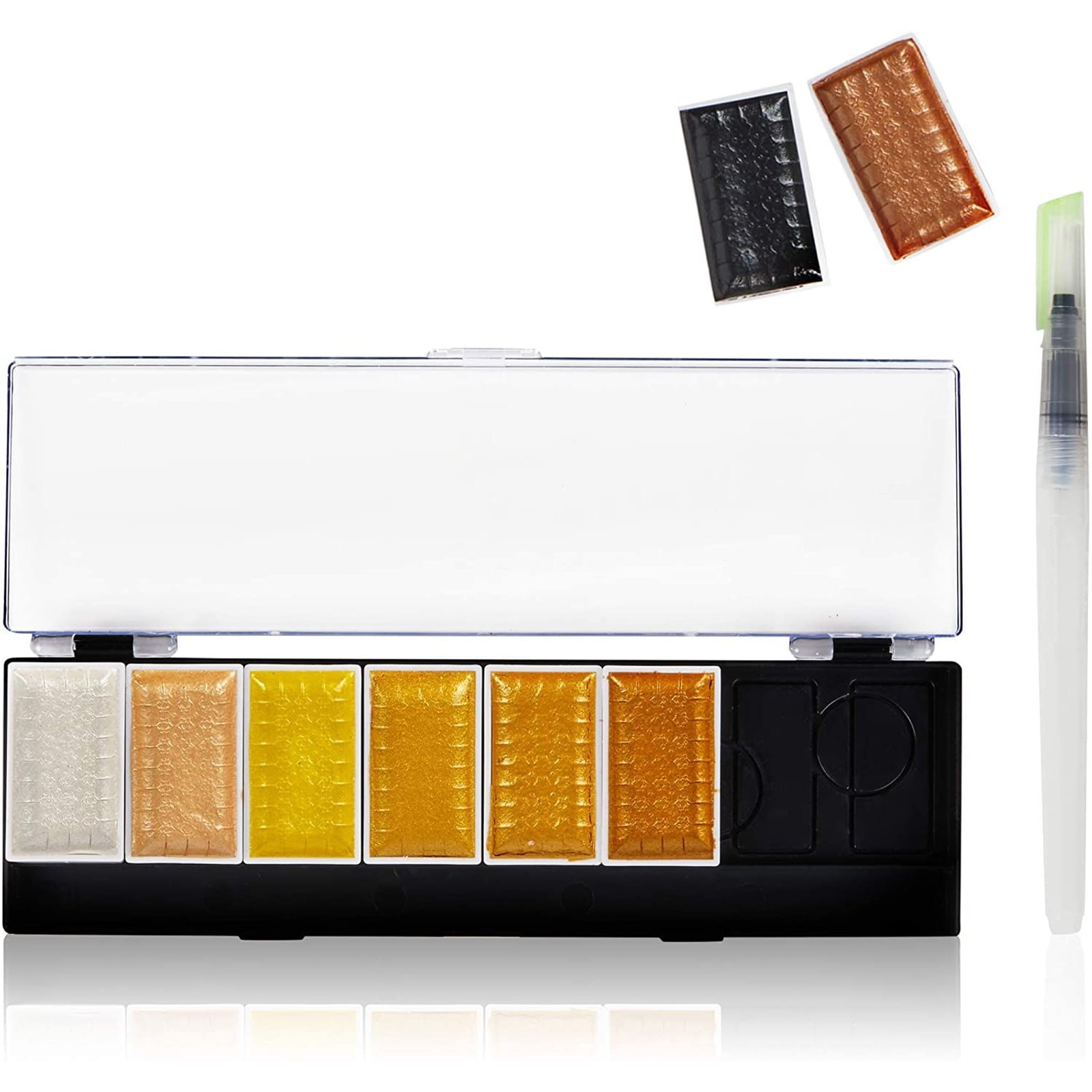 Materials handmade watercolor 6 Metalic watercolor mika pigments-shimer ...